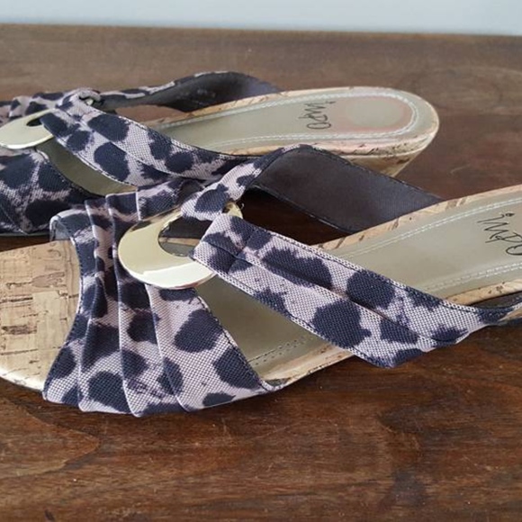 Impo | Shoes | 85 Impo Shoes Sandals Animal Printleopard | Poshmark